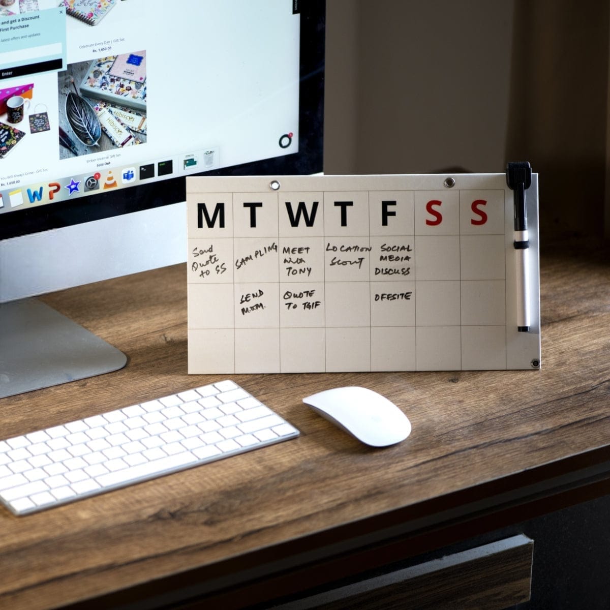 Rewritable Board | Useful Magnetic Whiteboard for the Fridge | Gifts of ...